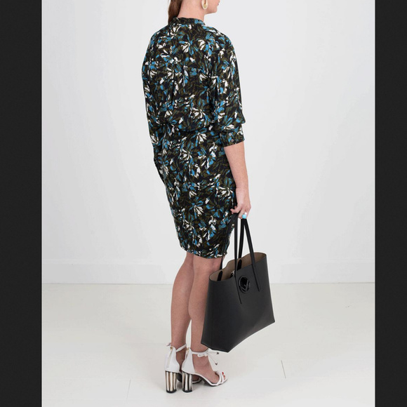 Veronica Beard | Dresses | Veronica Beard Georgina Buttonfront Silk ...